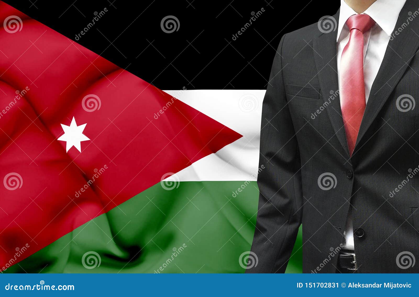 Businessman from Jordan Conceptual Image Stock Image - Image of ...