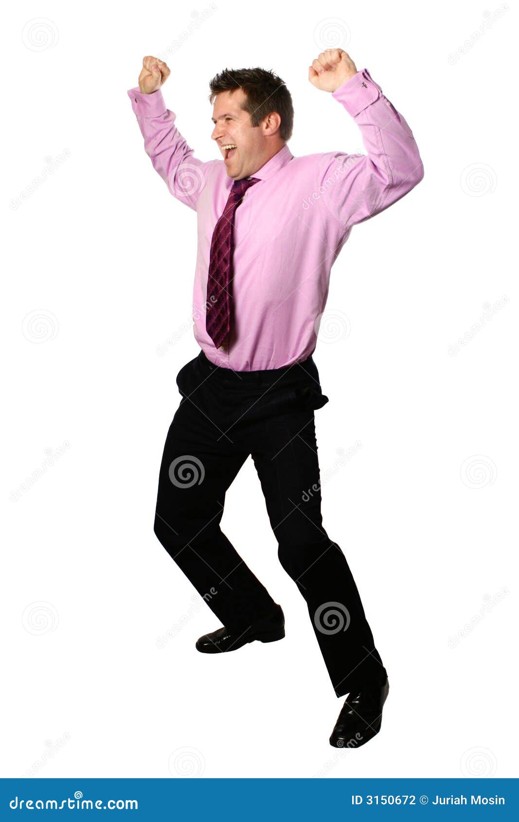 Businessman jubilation stock photo. Image of elated, award - 3150672