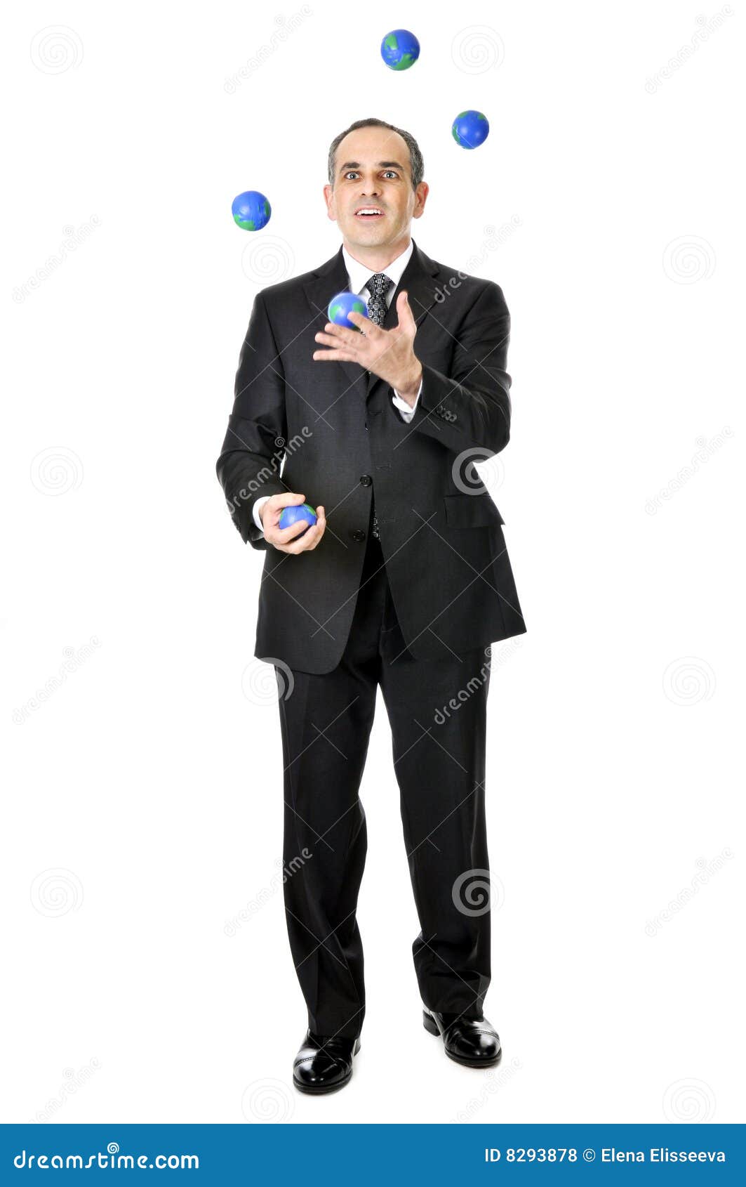 Businessman juggling stock photo. Image of aged, globe - 8293878