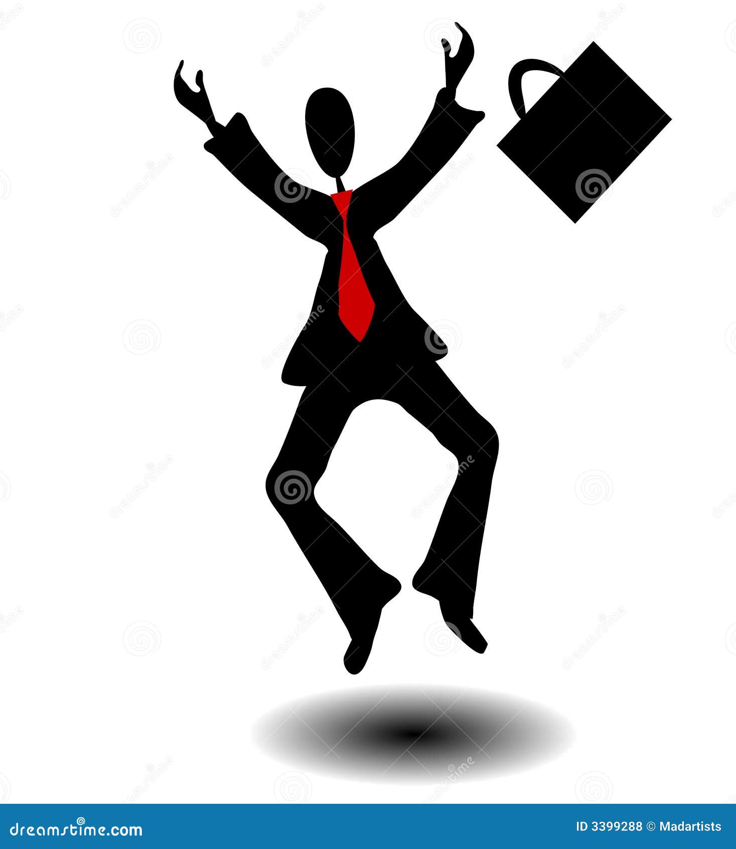 Free clip art man jumping
