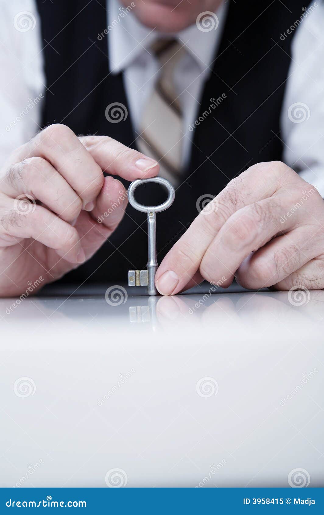 Businessman With Key Picture. Image: 3958415