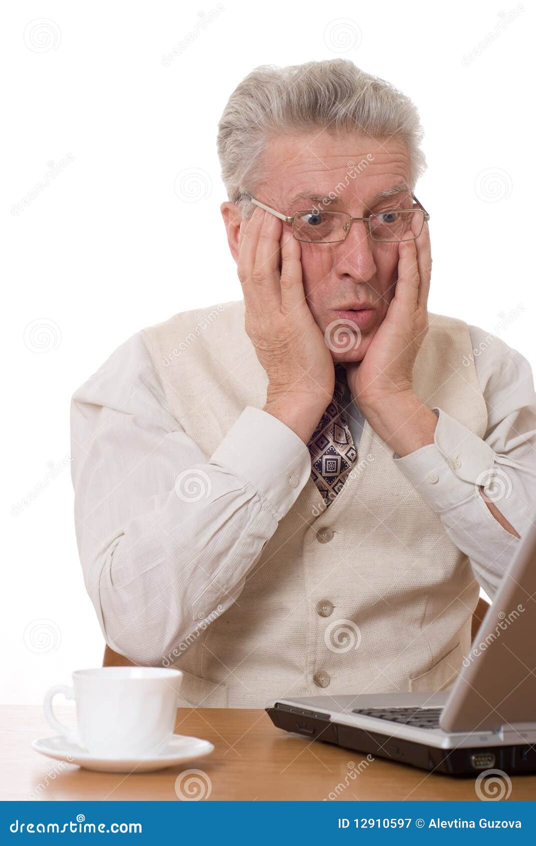 Businessman with laptop stock image. Image of finance - 12910597