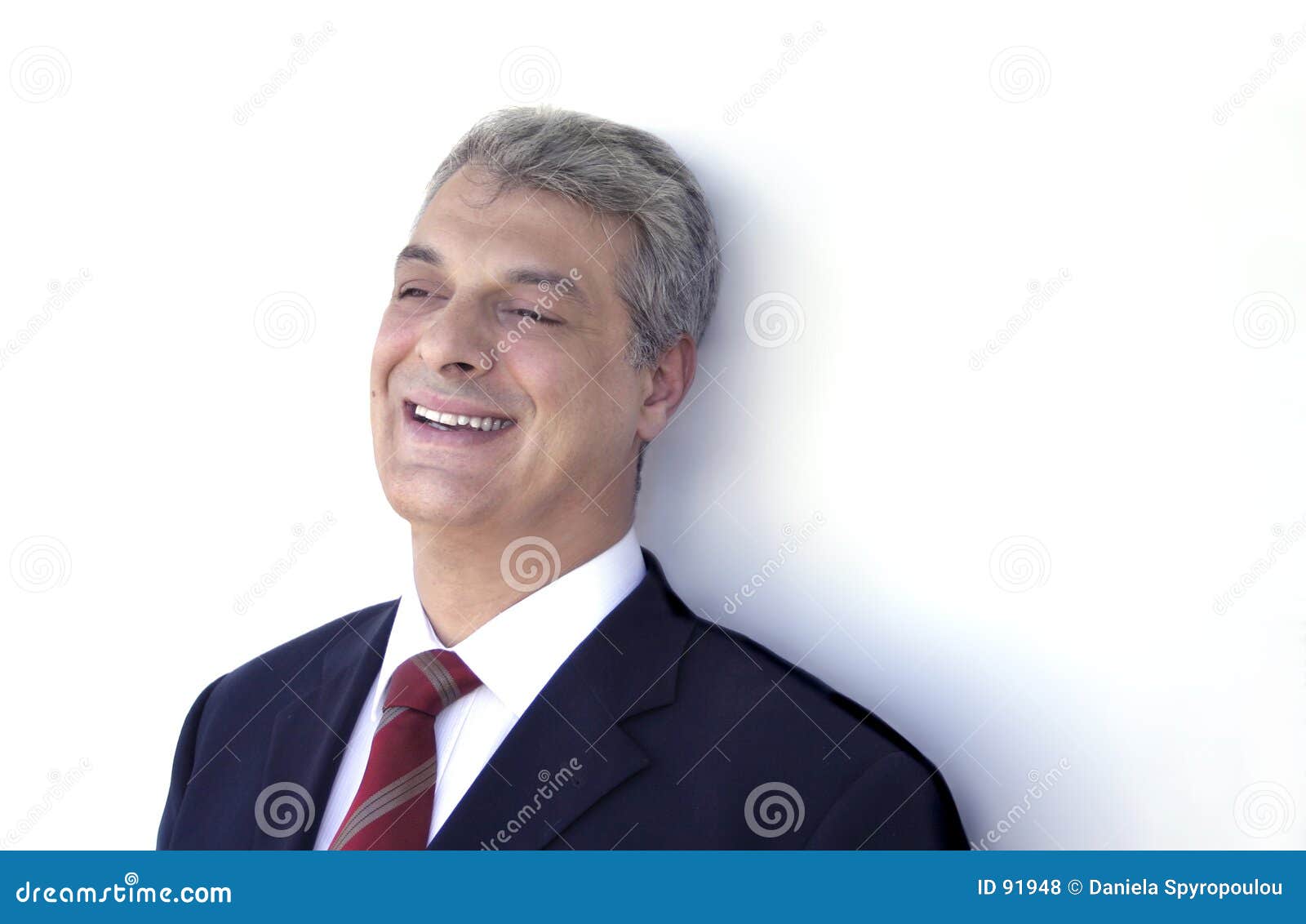 Businessman laughing stock photo. Image of manager, expression - 91948