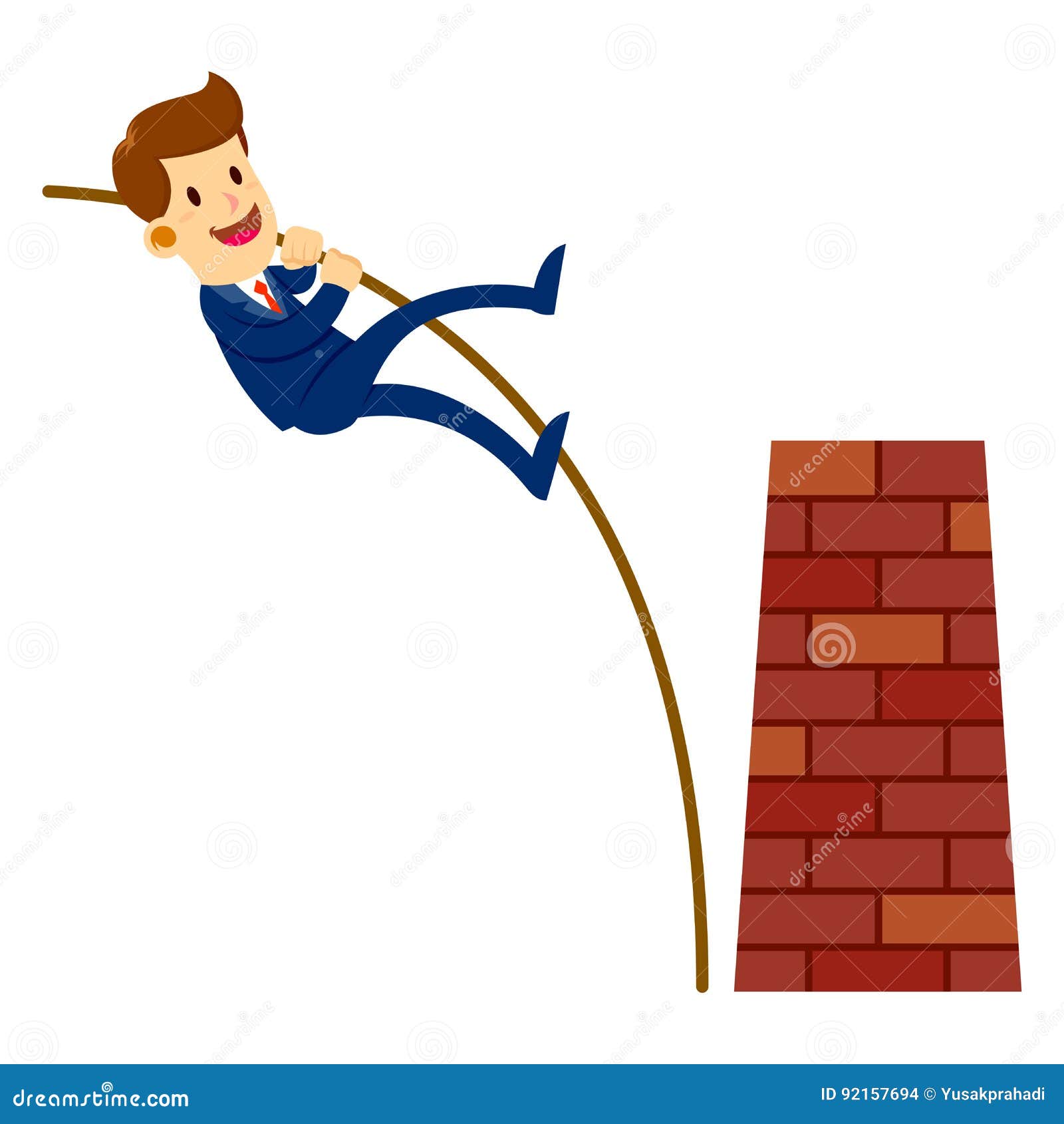 Leaping Over Tall Buildings Stock Illustration | CartoonDealer.com #4570408