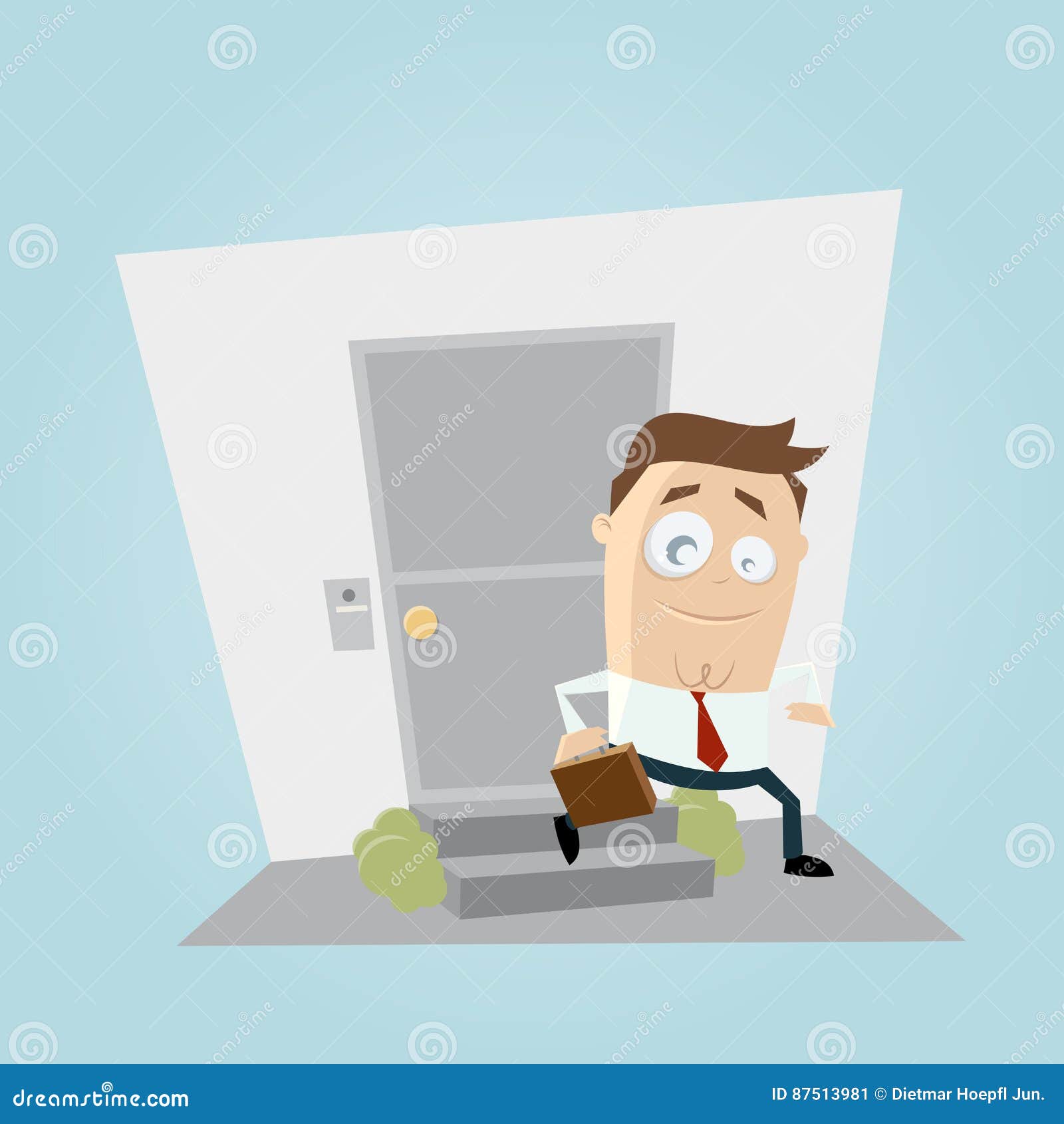 Businessman Leaving Job Cartoon Vector | CartoonDealer.com #68850539