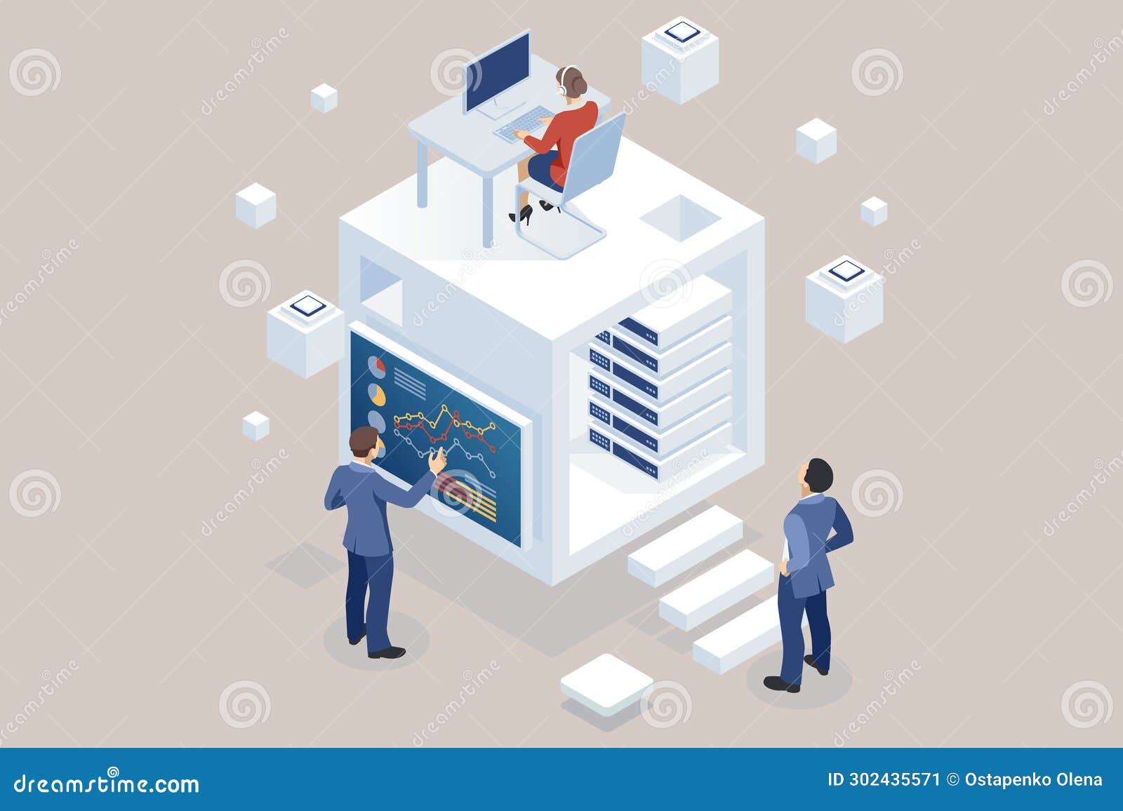 A Businessman Leveraging Global Network Connectivity for Social ...