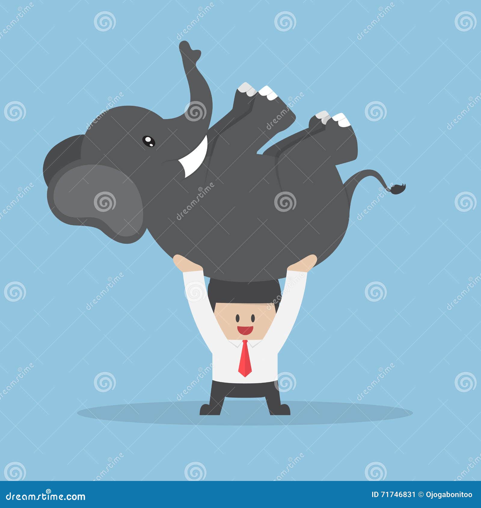 Businessman Lifting Arrow Symbol Using A Pulley. Vector Illustration ...