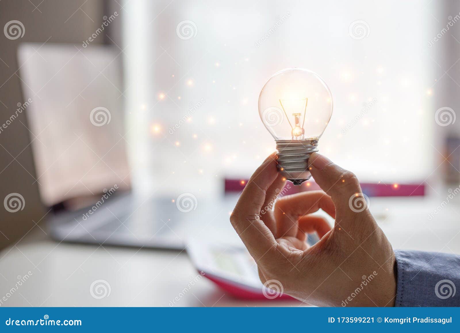 Businessman with a Light Bulb, Idea Concept Stock Image - Image of ... Businessman with a Light Bulb, Idea Concept Stock Image - Image of ...