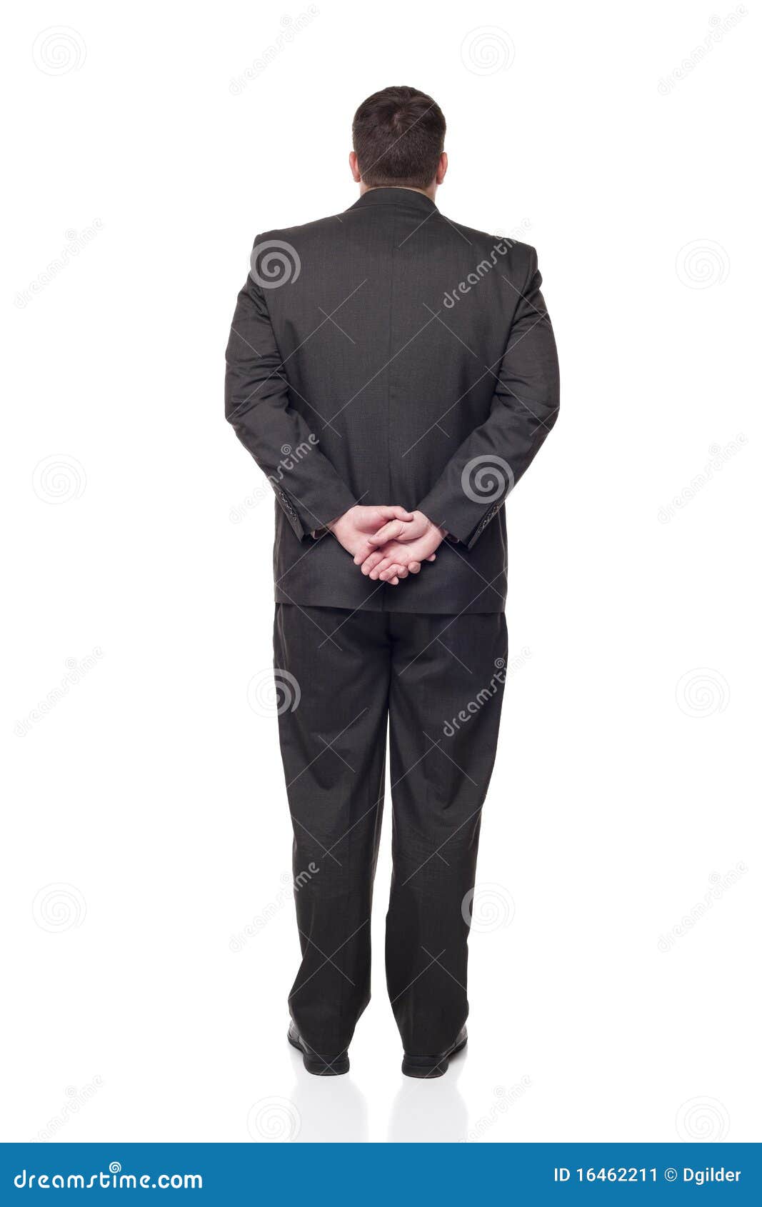 Businessman Looking Away from Camera Stock Image - Image of shot, rear ...