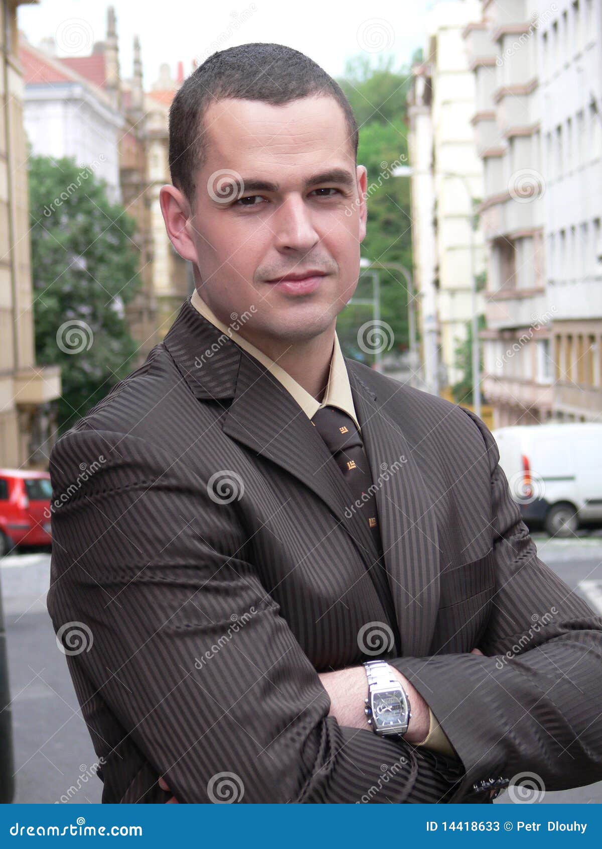 Businessman Looking Directly Stock Image - Image of professional, chief ...