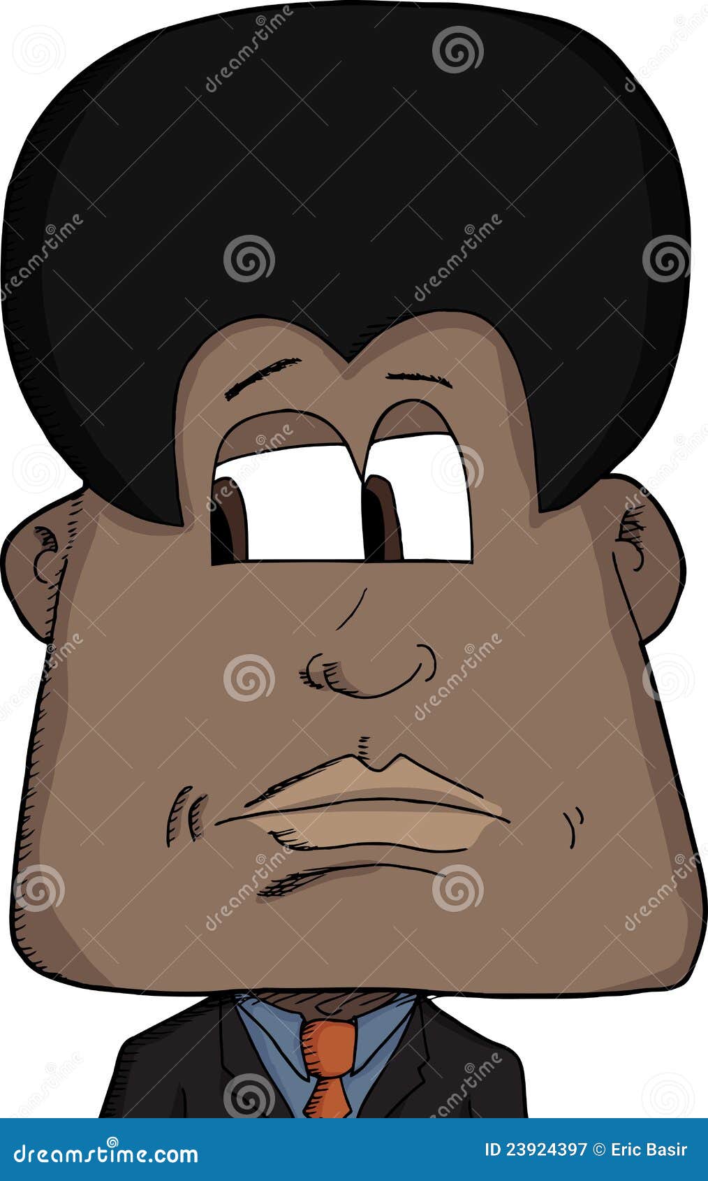 Businessman Looking Over Shoulder Stock Vector - Illustration of side ...