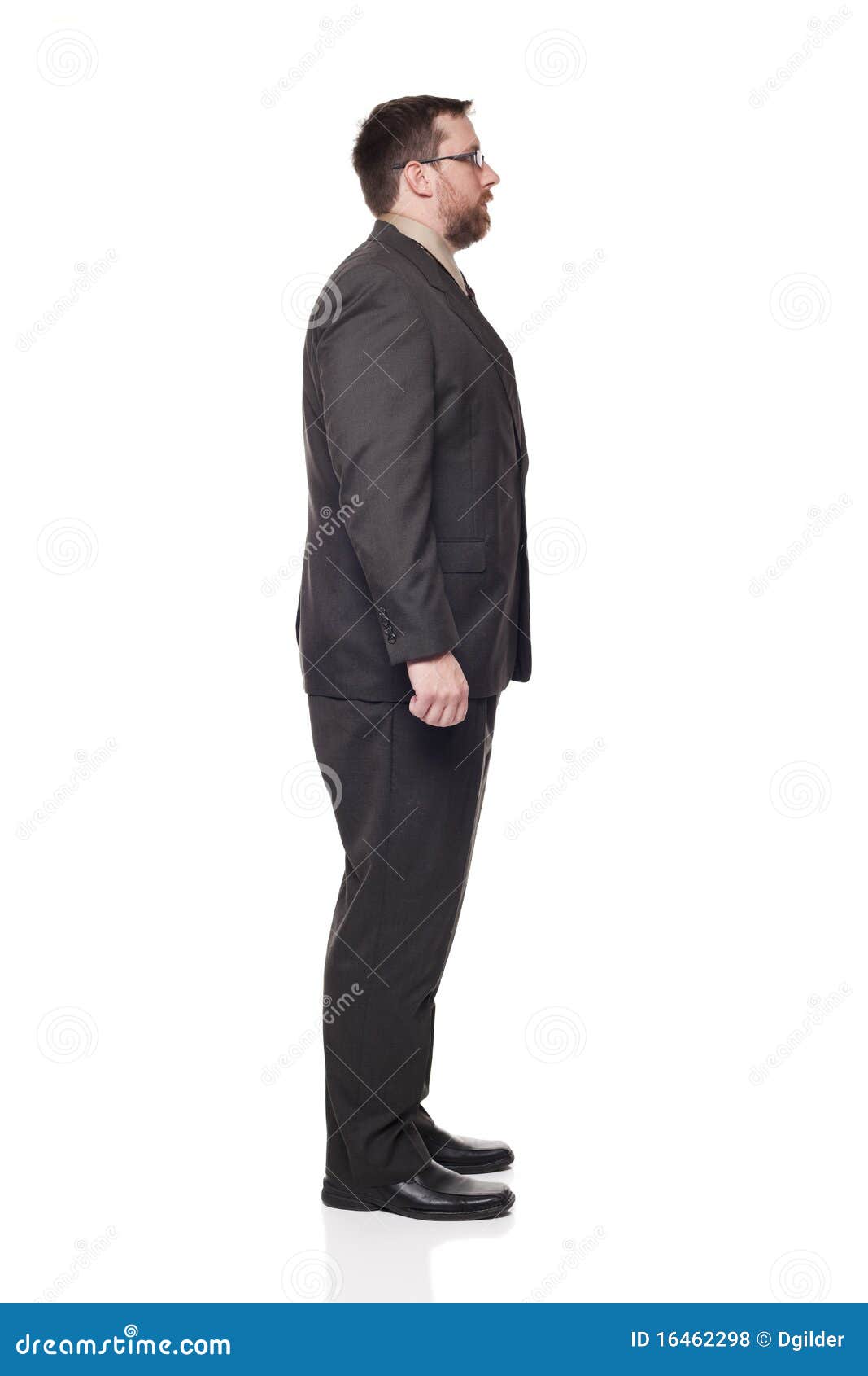 Businessman Looking Right Full Length Stock Photo - Image of male ...