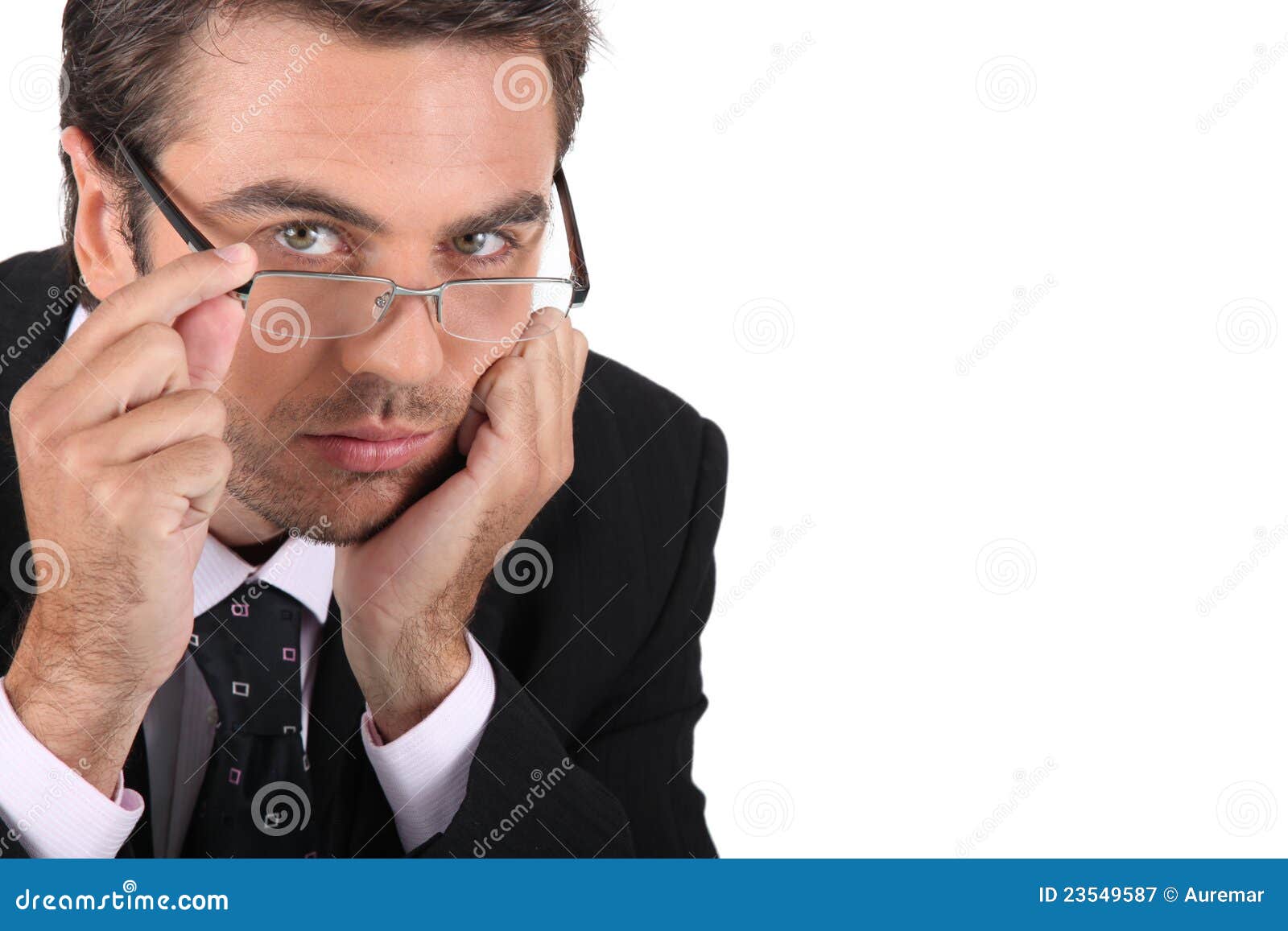 Businessman looking tired stock image. Image of caucasian - 23549587