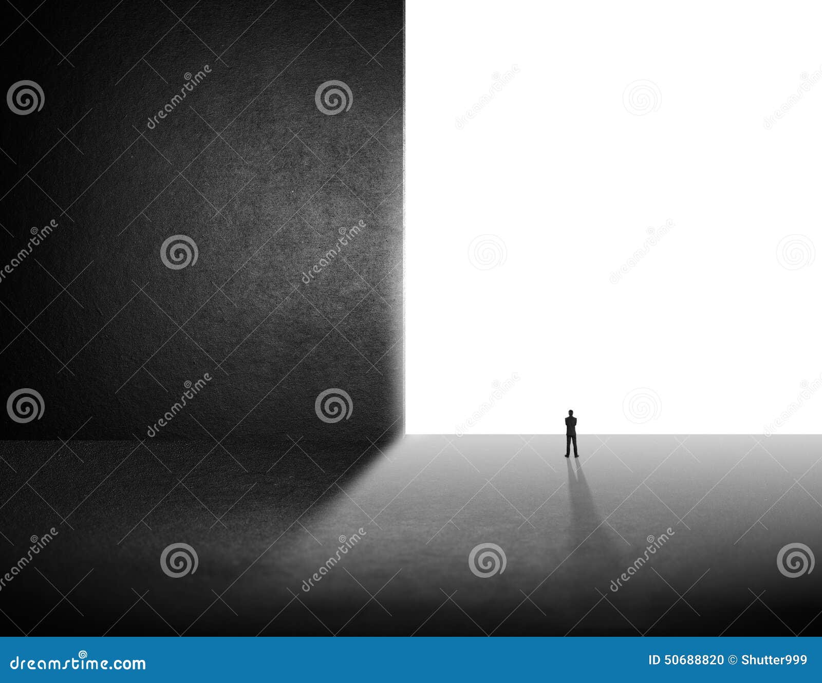 Businessman Looking To the Future Stock Photo - Image of people, career ...