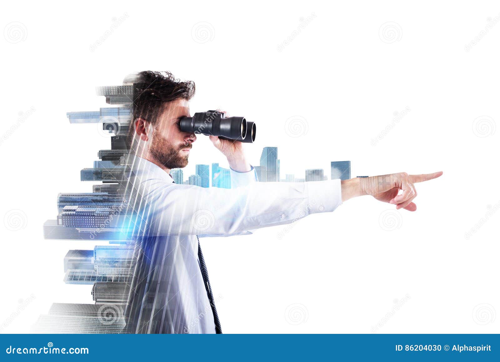 Businessman Looking To the Future Stock Photo - Image of opportunity ... Businessman Looking To the Future Stock Photo - Image of opportunity ...
