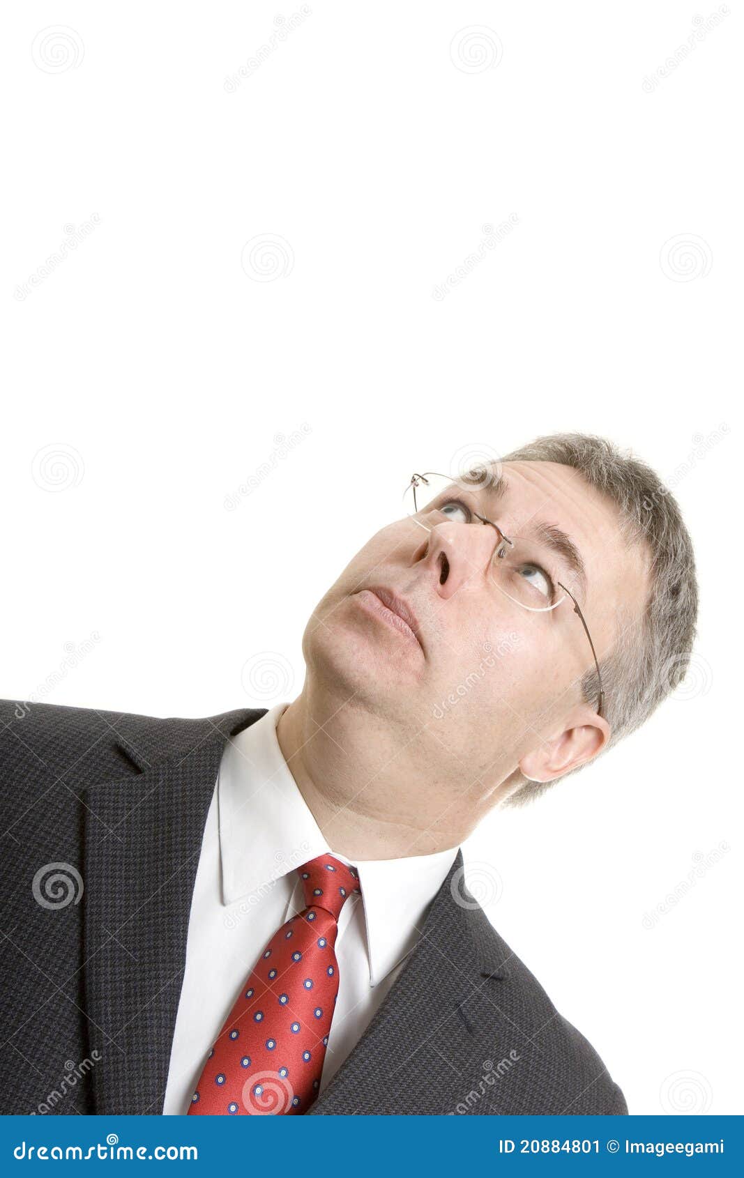 Businessman looking up stock image. Image of lifestyle - 20884801
