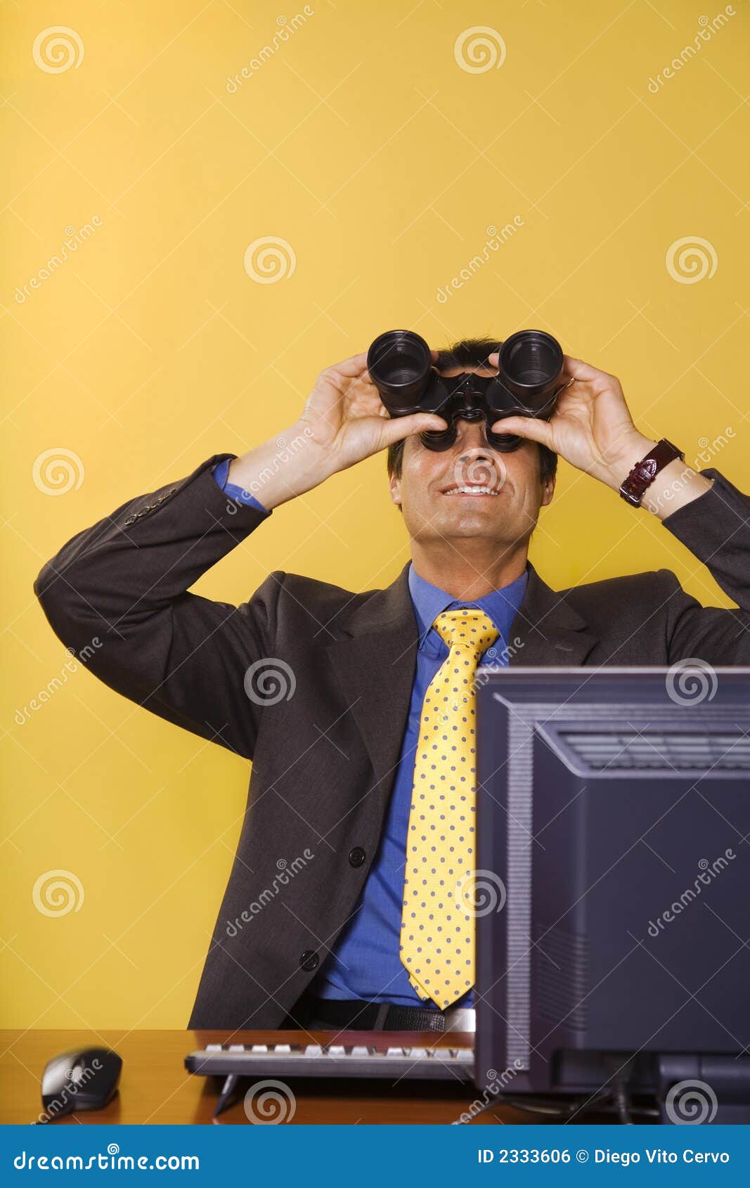 Businessman looking up stock photo. Image of ideas, conceptual - 2333606