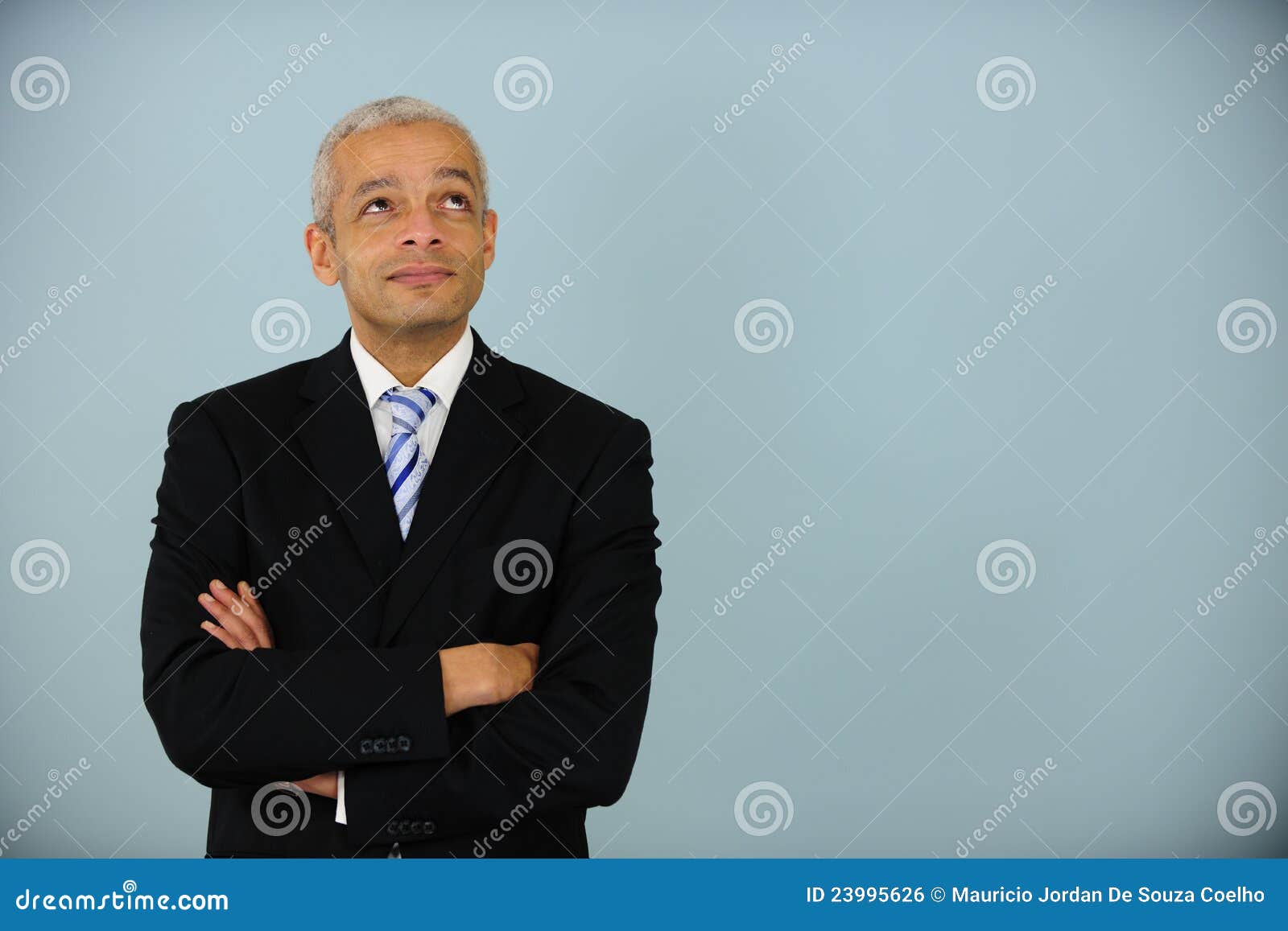 Businessman looking up stock photo. Image of person, business - 23995626