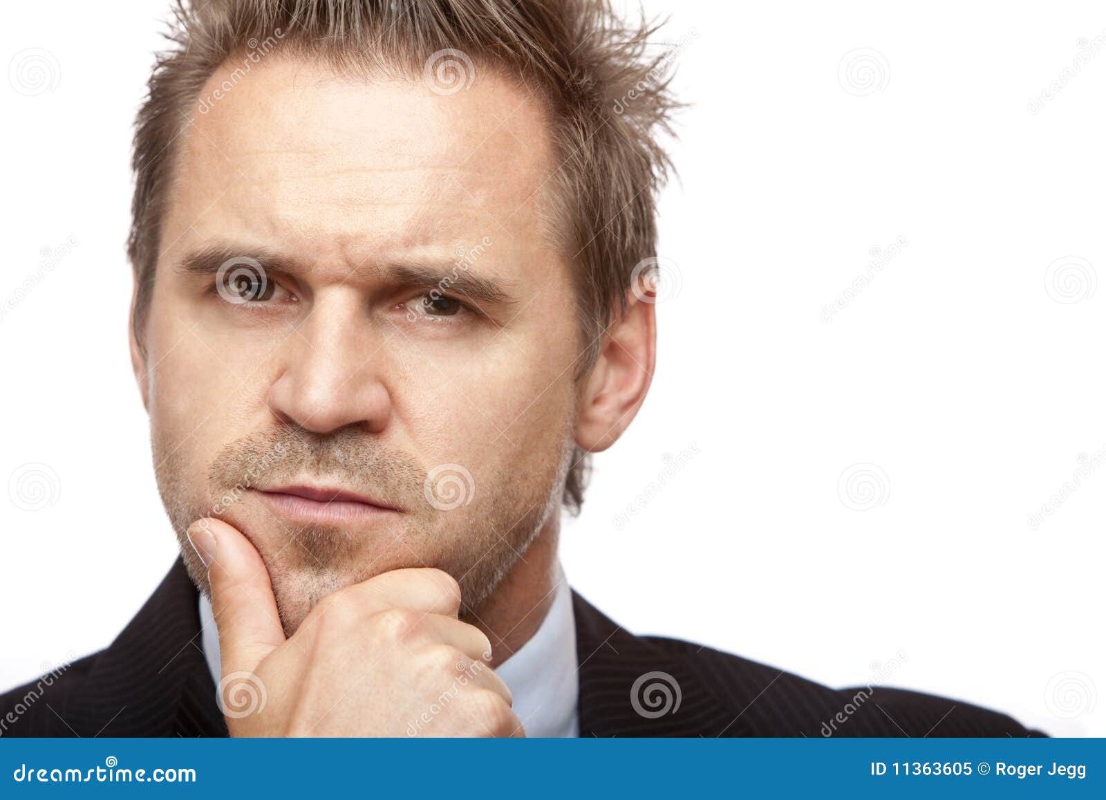Businessman Looks Contemplative Stock Image - Image of office ... Businessman Looks Contemplative Stock Image - Image of office ...