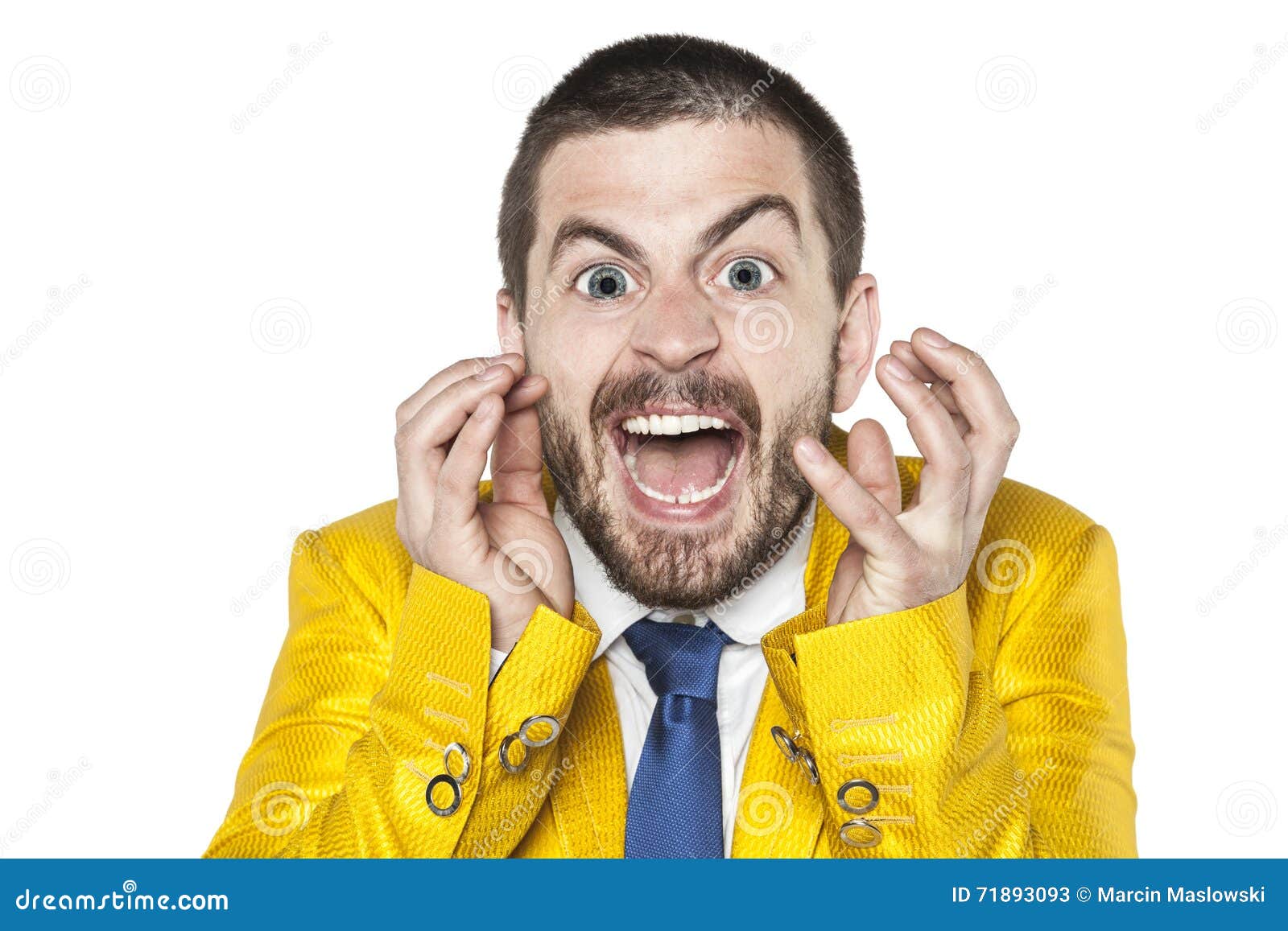 Businessman mad with anger stock image. Image of boss - 71893093