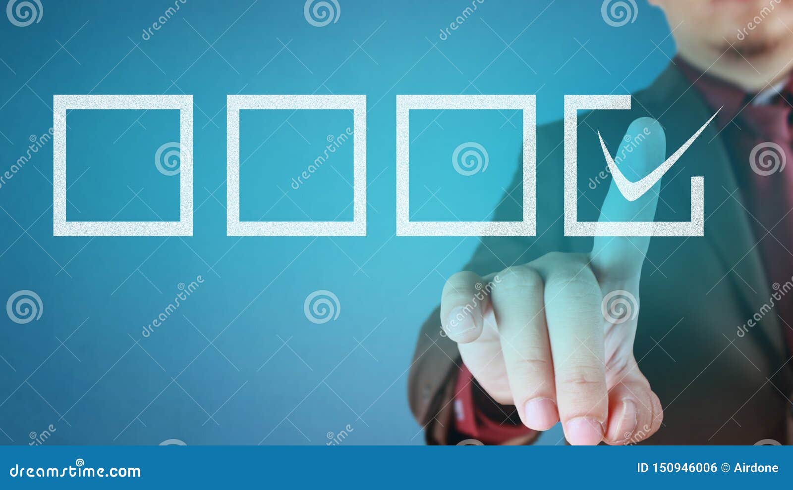 Businessman Making a Choice Stock Photo - Image of finger, agreement ...