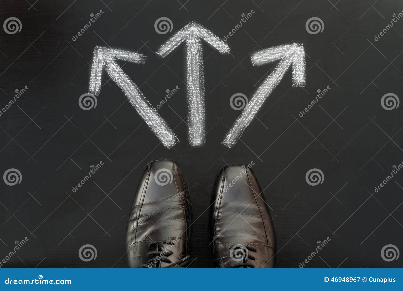 Businessman Making a Decision Stock Image - Image of foot, person: 46948967