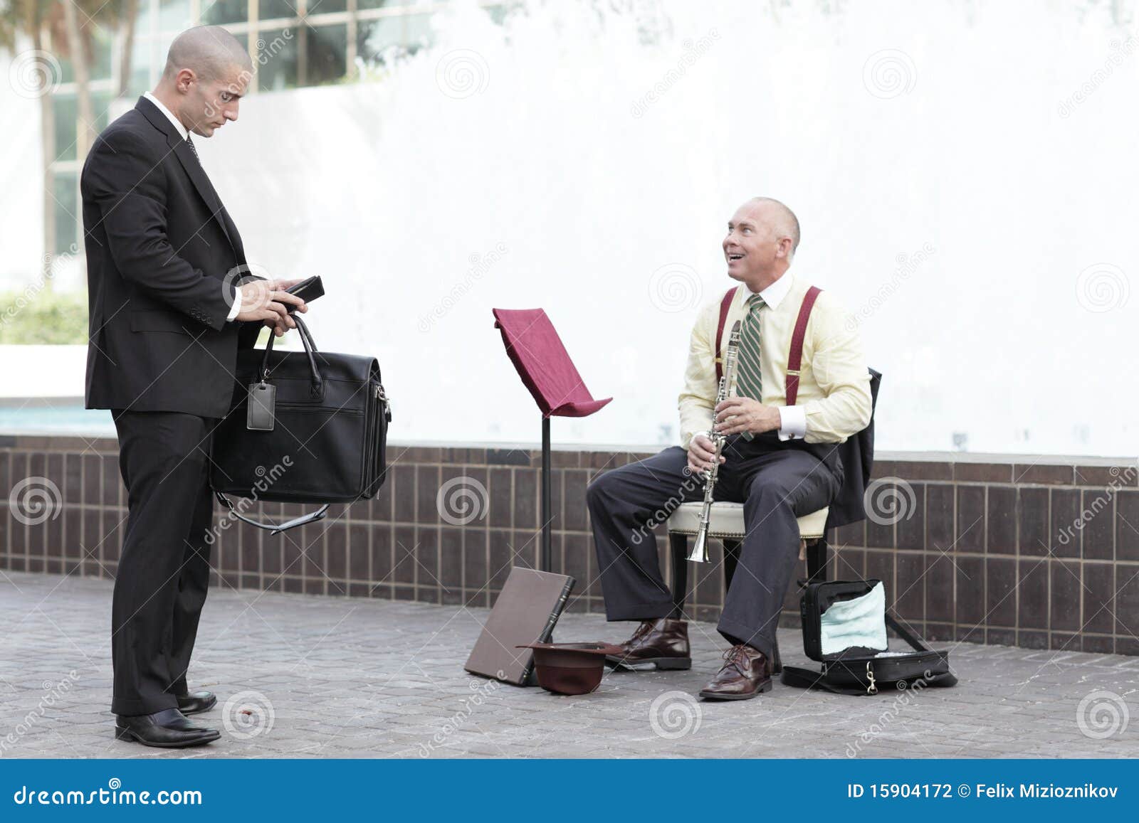 Businessman Making a Donation Stock Photo - Image of unbelievable ...