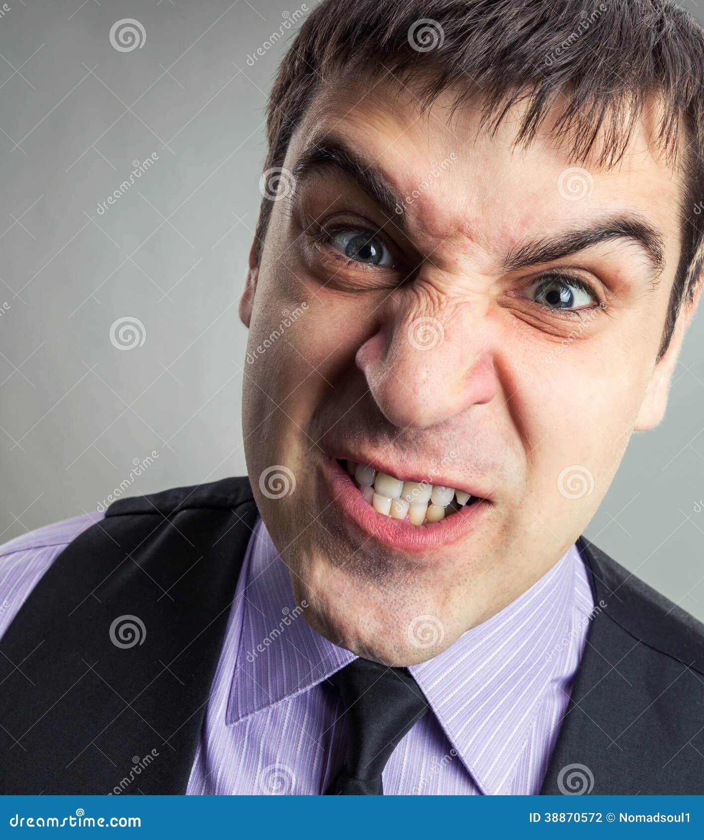 Businessman making faces stock photo. Image of making - 38870572