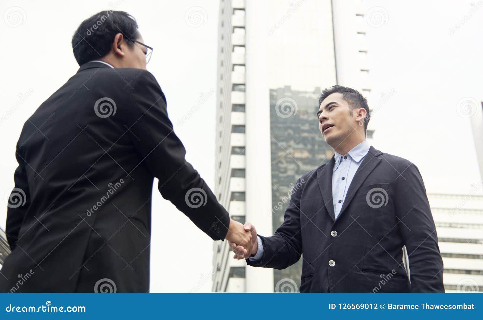 Businessman Making Handshake Agreement. Concept Cooperation Stock Photo ...
