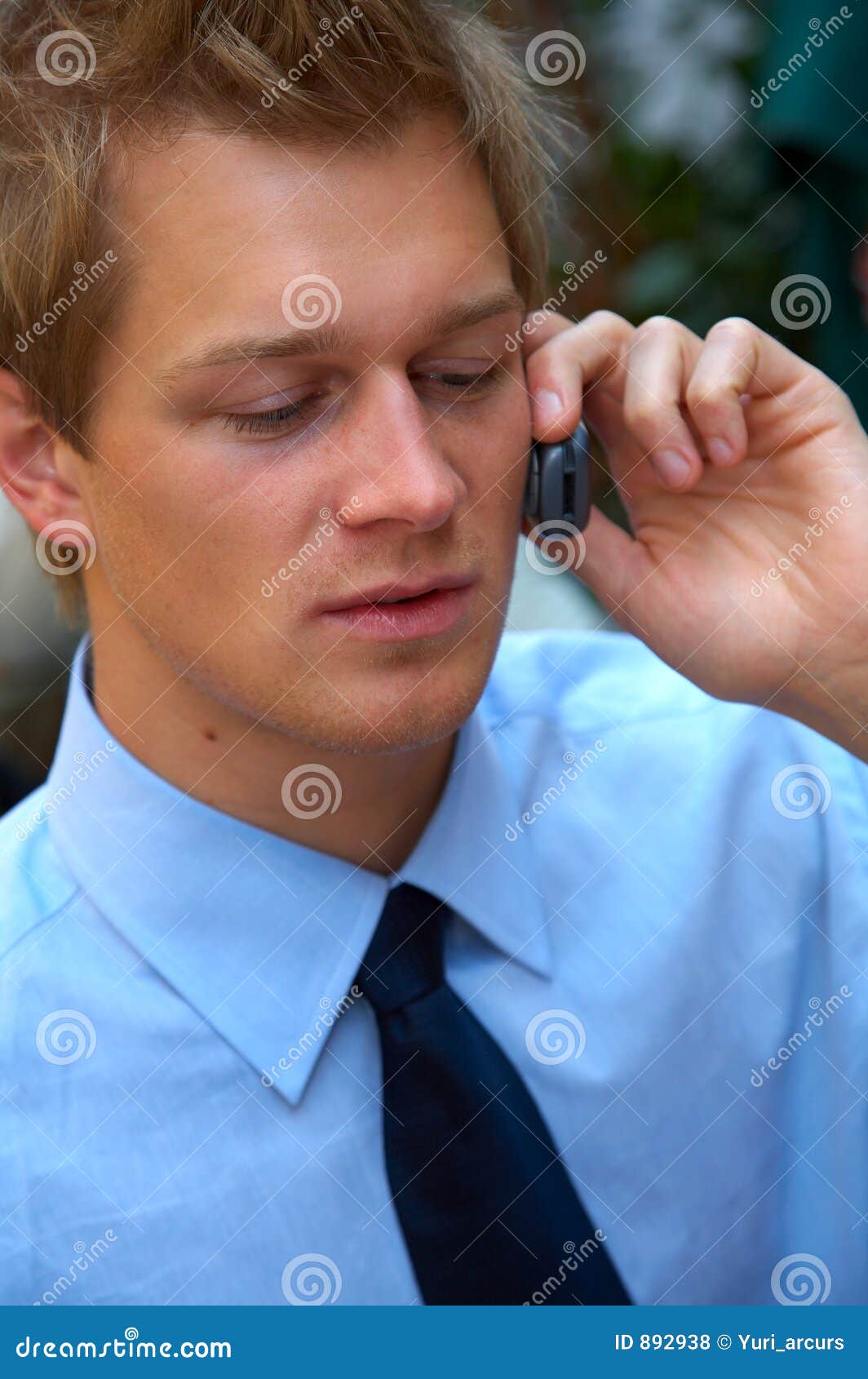 Businessman Making a Phone Call. Stock Photo - Image of manager ...