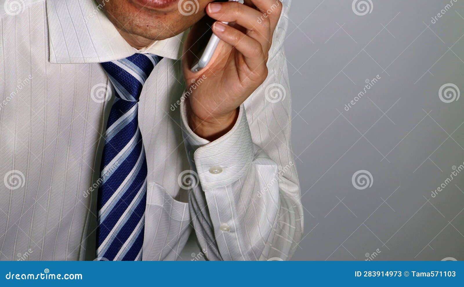Businessman Making a Phone Call Stock Image - Image of dependence ...