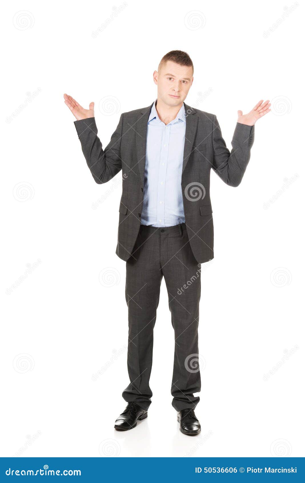 Businessman Making Undecided Gesture Stock Photo - Image of confused ...