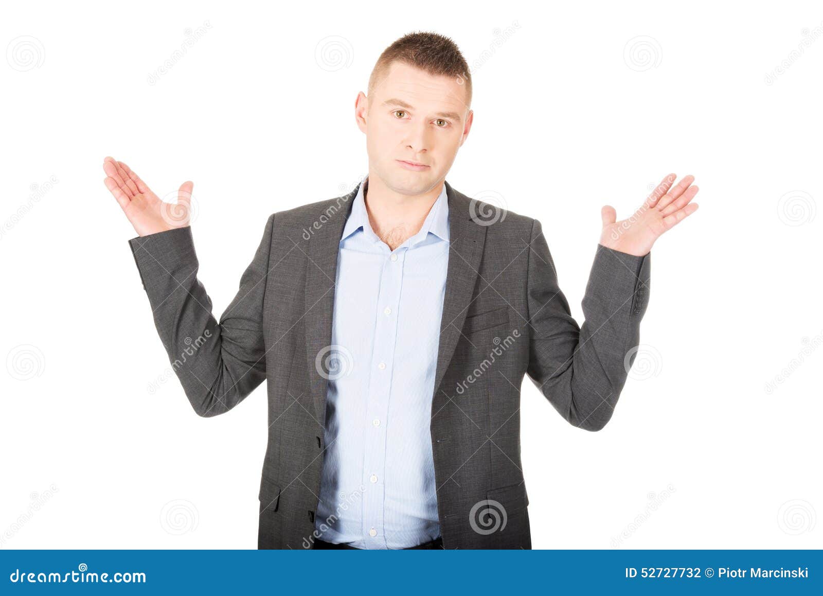 Businessman Making Undecided Gesture Stock Photo - Image of gesture ...