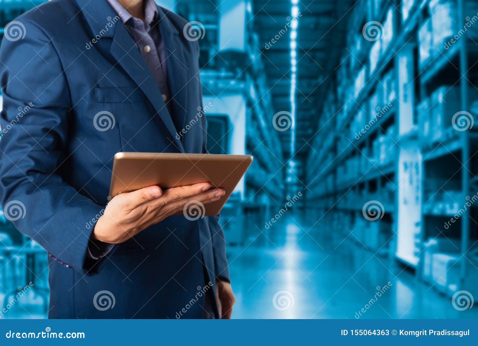 Modern Trade Warehouse Logistics. Industry 5 Stock Image - Image of ...