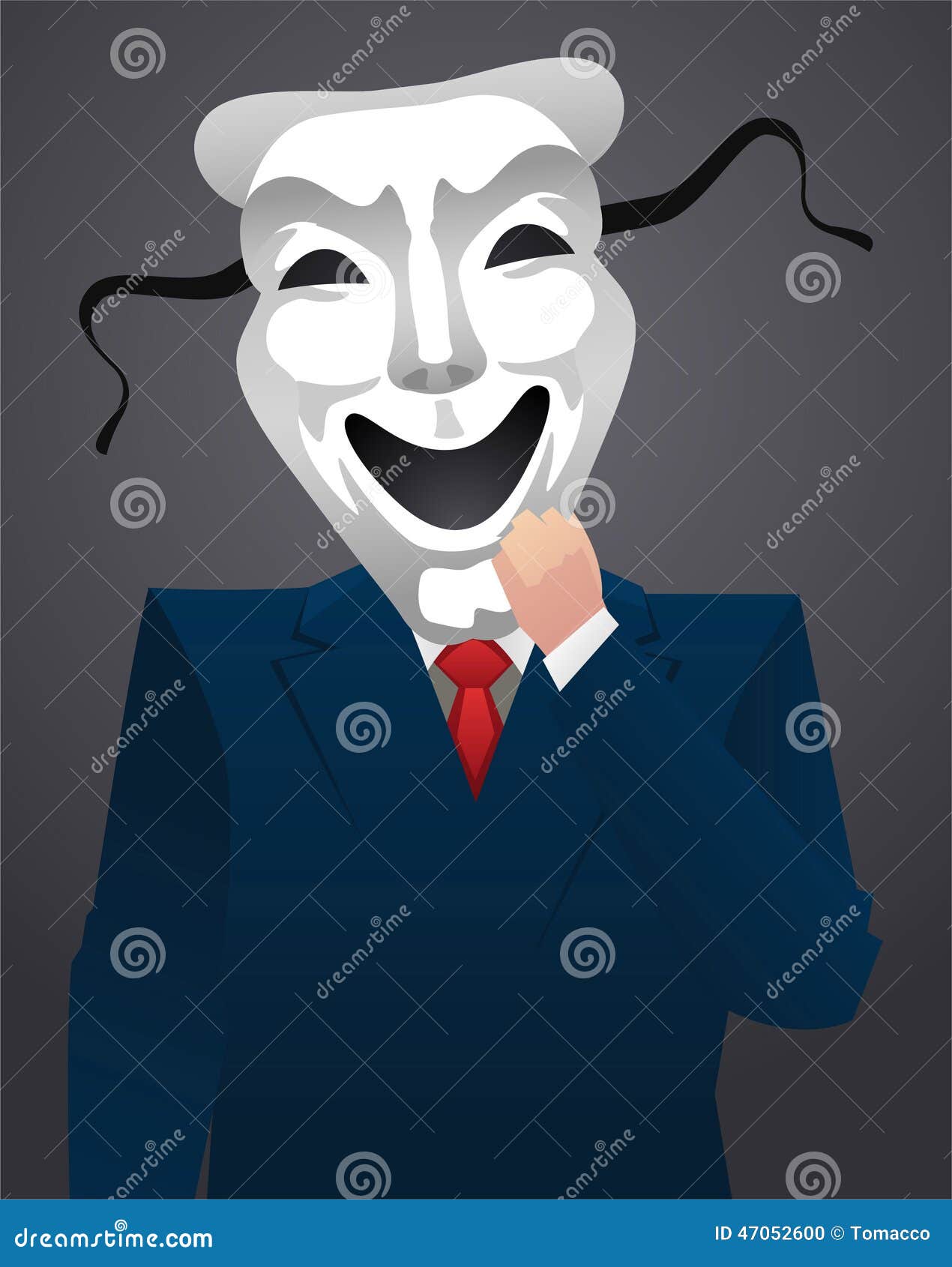 Businessman mask stock illustration. Illustration of organization ...