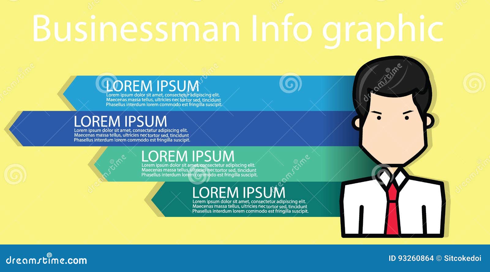 Businessman with Modern Sign Tab Stock Vector - Illustration of figure ...