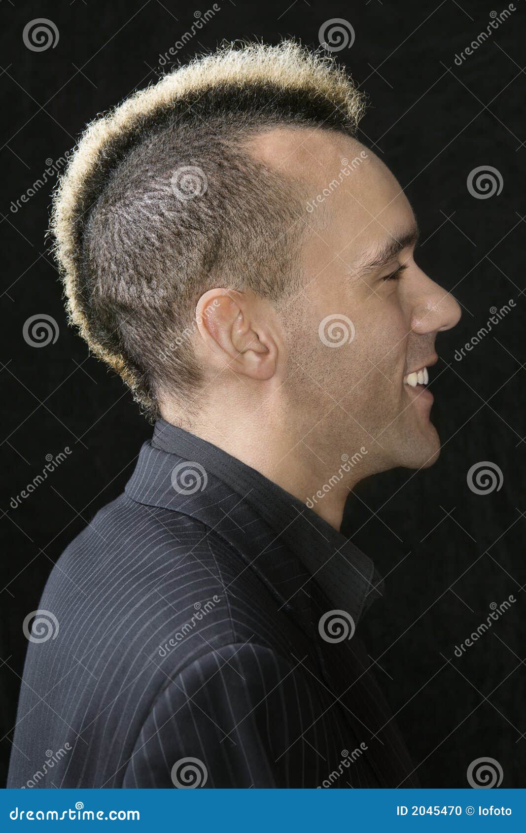 Businessman with mohawk. stock photo. Image of corporate - 2045470