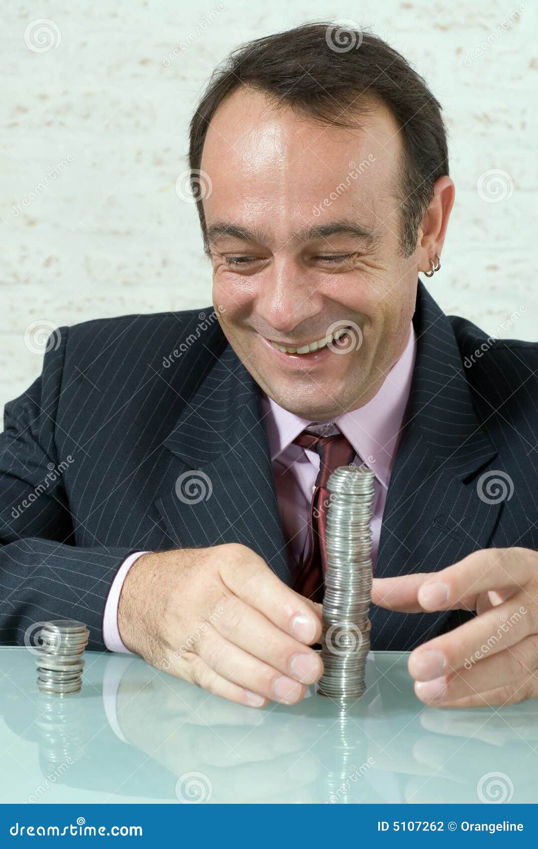 Businessman with Money stock photo. Image of happy, caucasian - 5107262