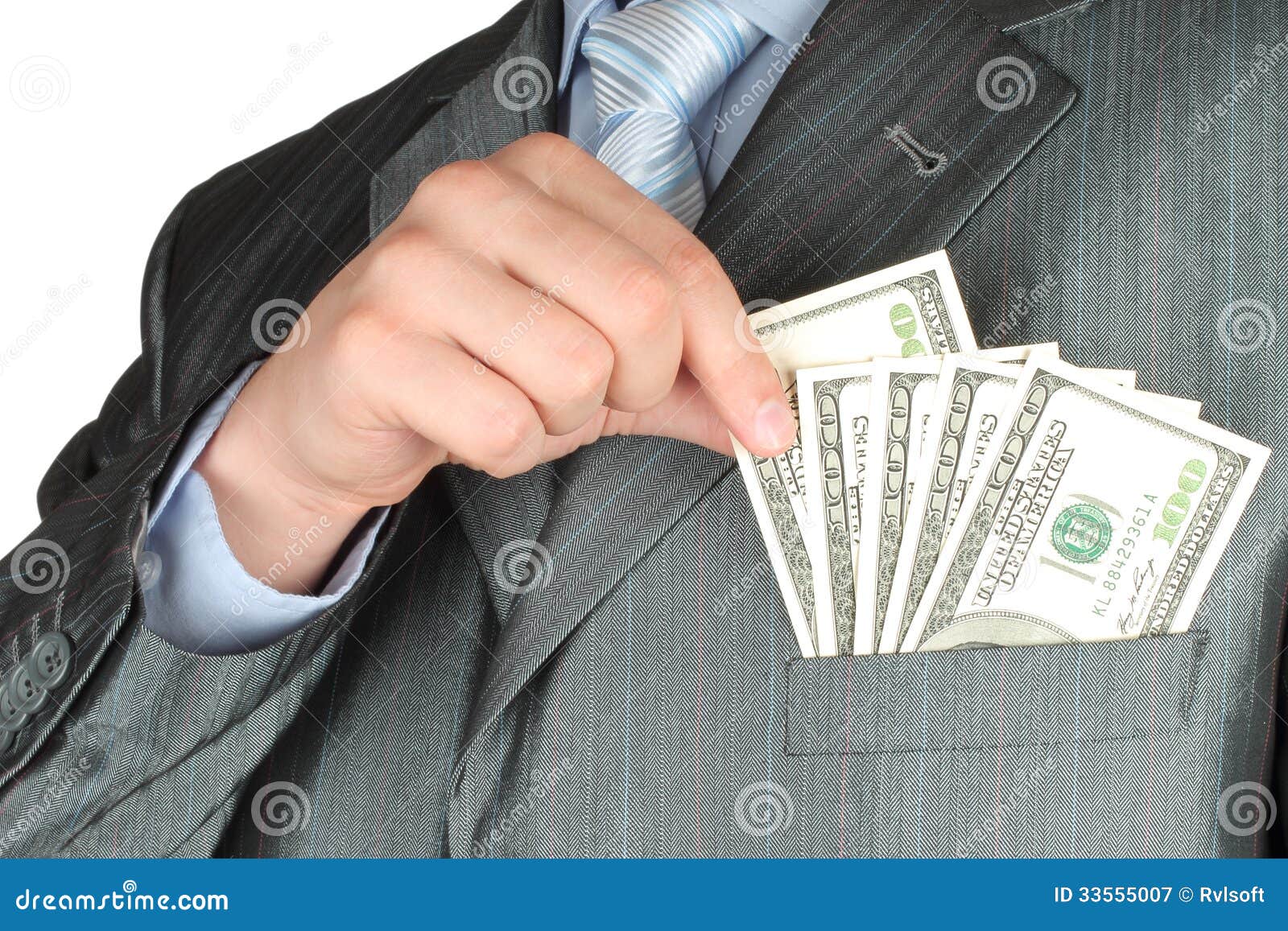 Businessman with money stock image. Image of banking - 33555007