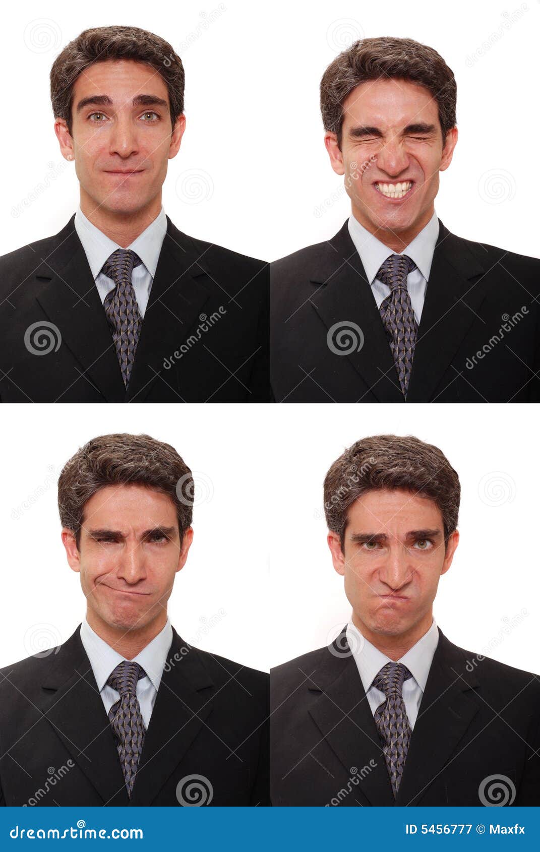 Multiple Facial Expression Royalty-Free Stock Image | CartoonDealer.com ...