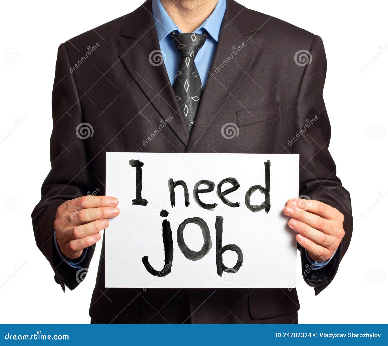 Businessman a need job stock photo. Image of hope, businessman - 24702324
