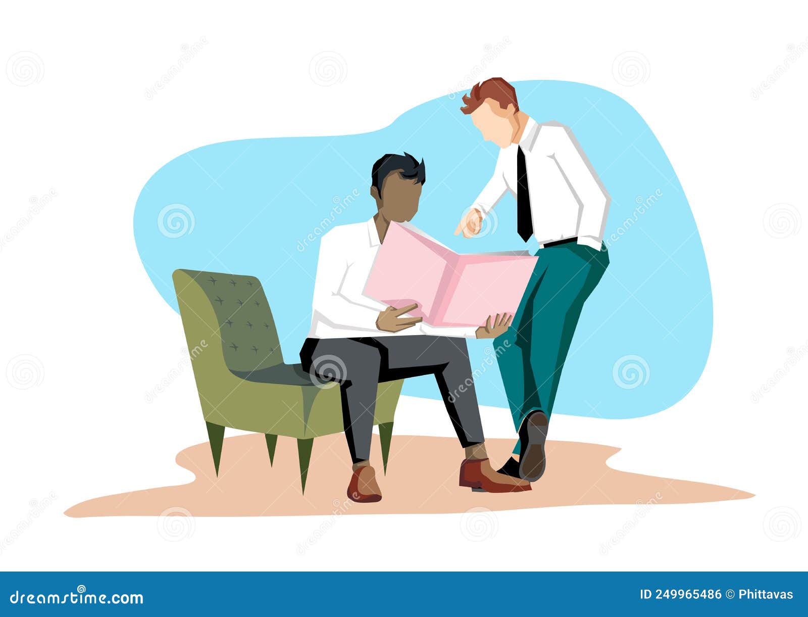 Cartoon Negotiate Stock Illustrations – 685 Cartoon Negotiate Stock ...