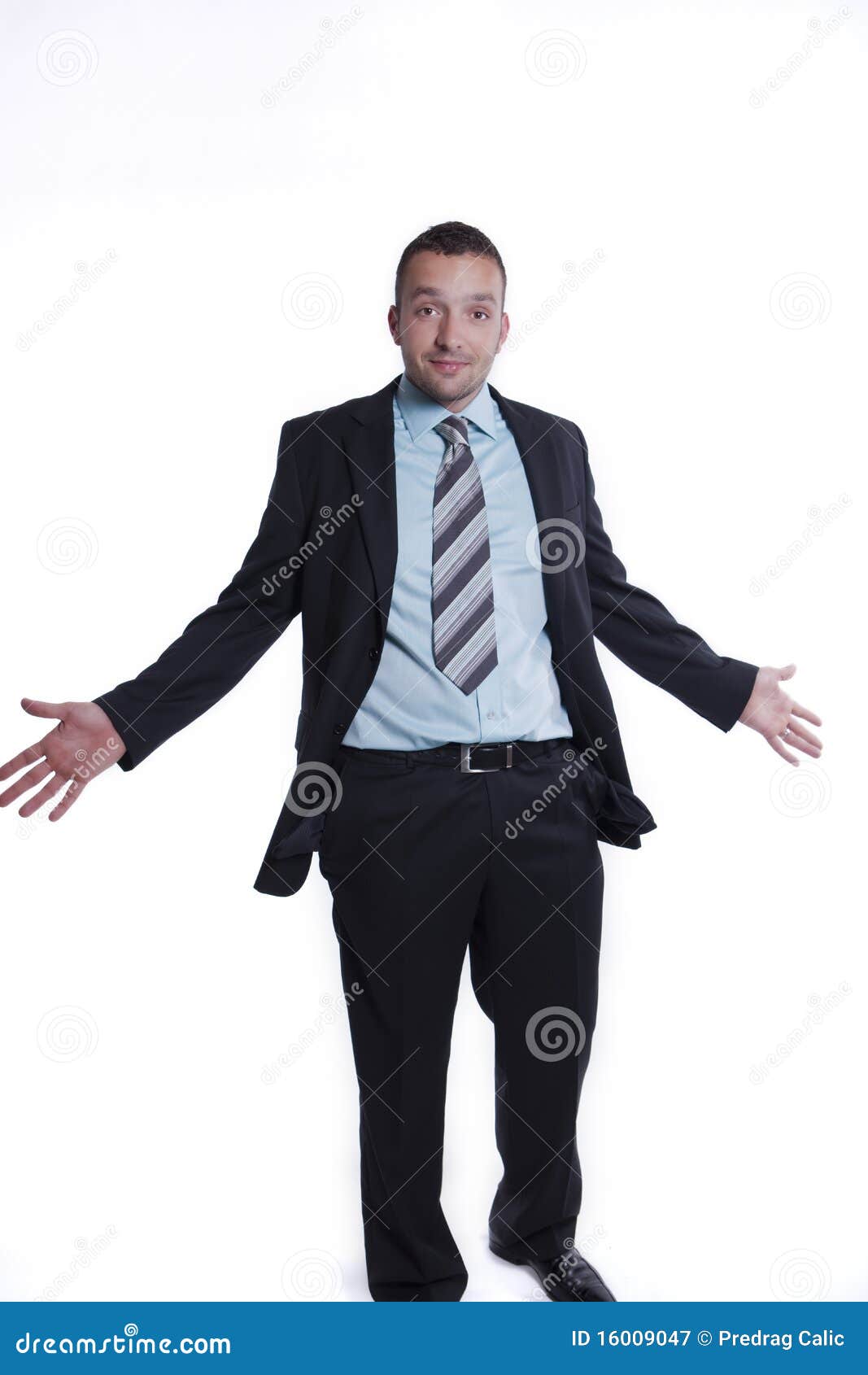 Businessman with no money stock image. Image of finance - 16009047