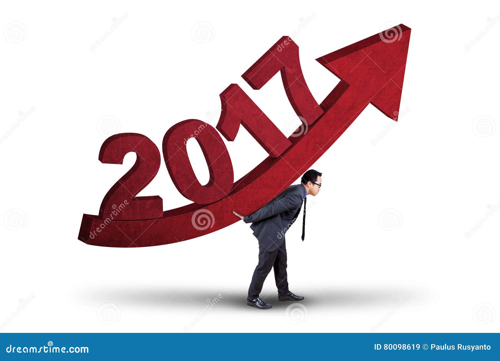 Businessman Numbers 2017 Upward Arrow Stock Photos - Free & Royalty ...