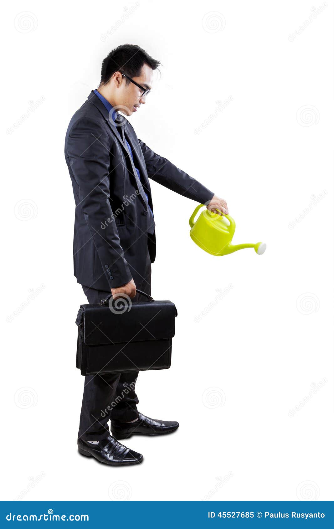 Businessman Nurture Something Stock Image - Image of grow, background ...