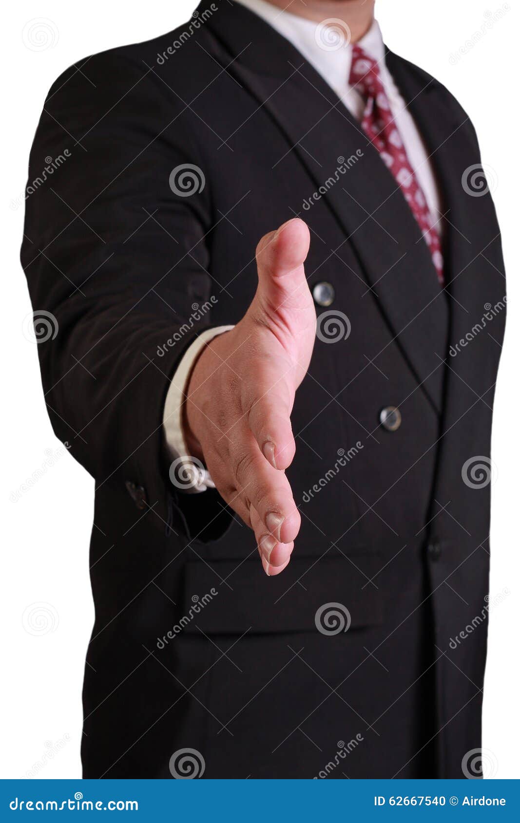 Businessman Offering Hand Shake Stock Photo - Image of suit ...