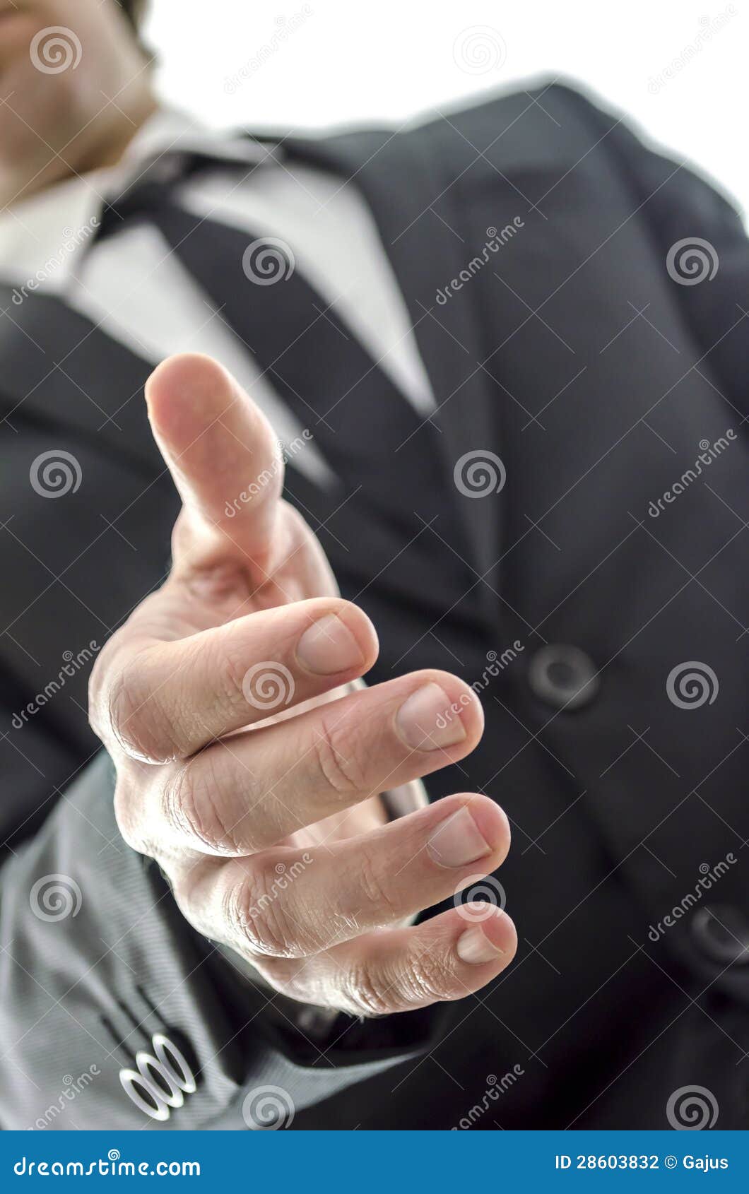 Businessman Offering a Handshake Stock Photo - Image of business ...
