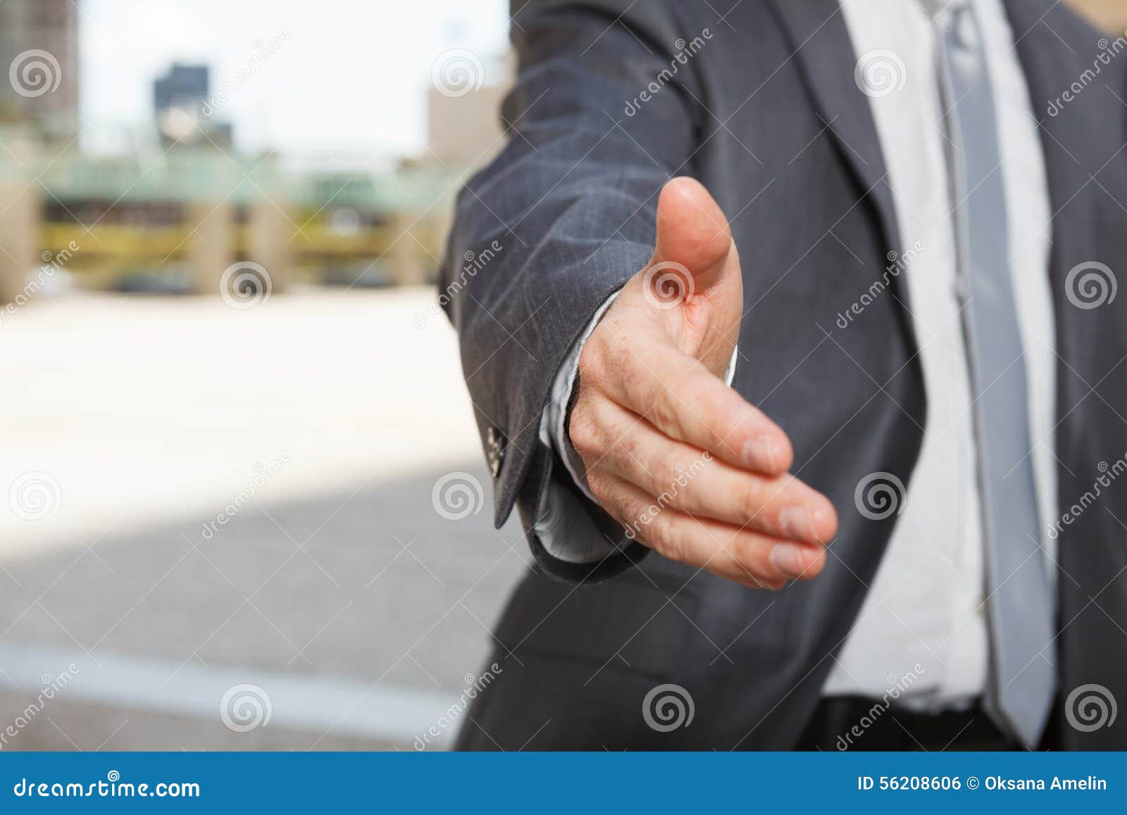 Businessman Offering for Handshake Stock Photo - Image of hand ...