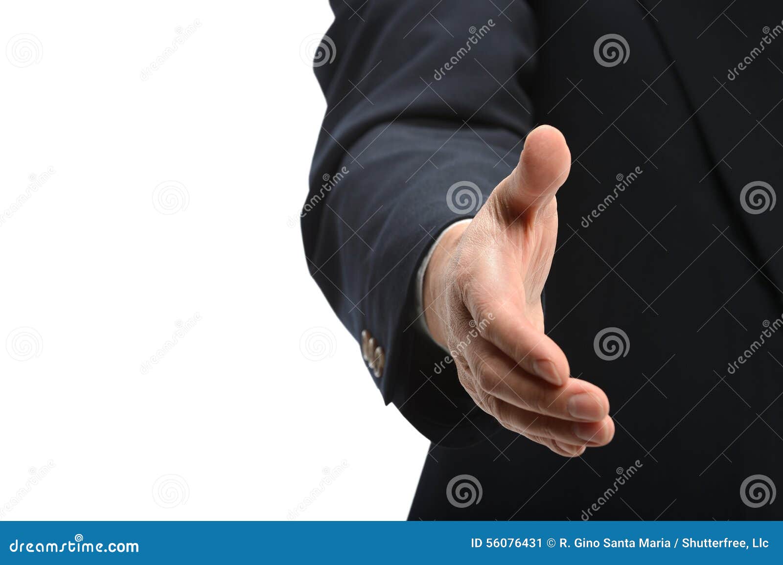 Businessman Offering Handshake Stock Image - Image of offering, person ...