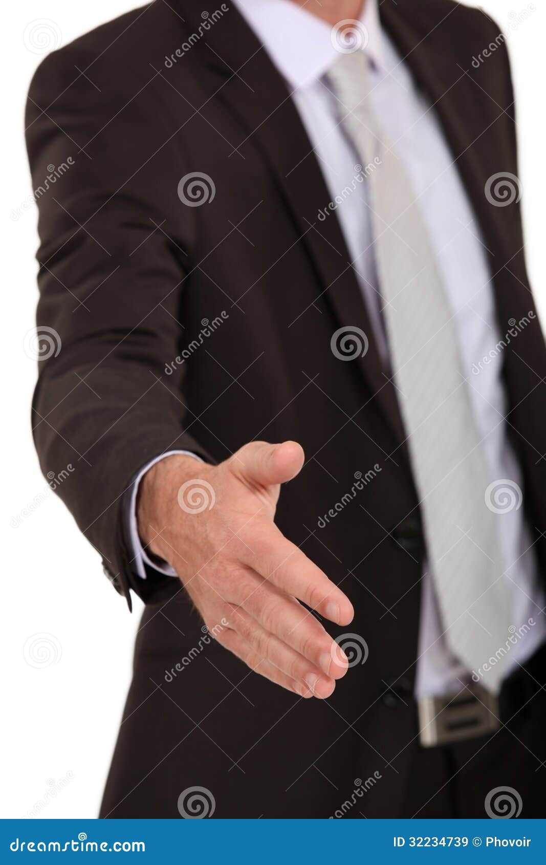 Businessman Offering Handshake Stock Image - Image of agreement ...